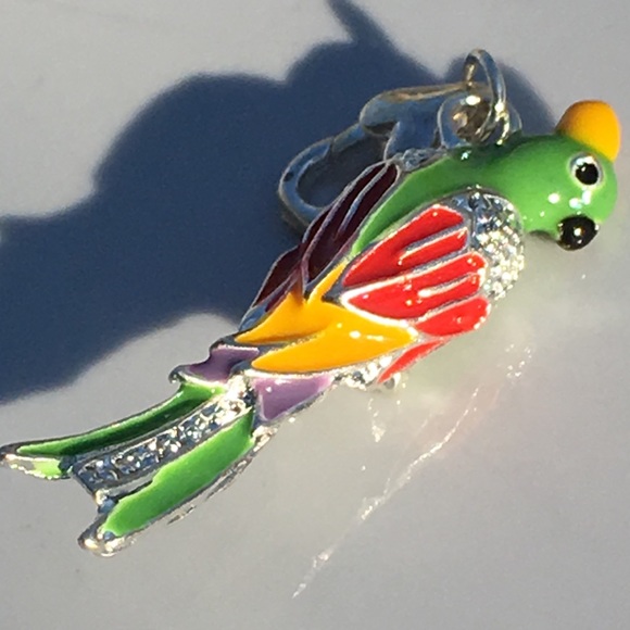 Jewelry | Parrot Clip Charm | Poshmark
